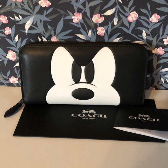 Coach | Bags | Coach X Disney Mickey Mouse Accordion Zip Wallet | Poshmark